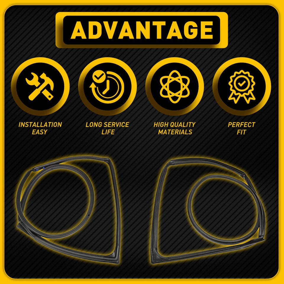 Front Door Weatherstrip Seal 55395274AW 55395275AW For 07-18 Jeep ...