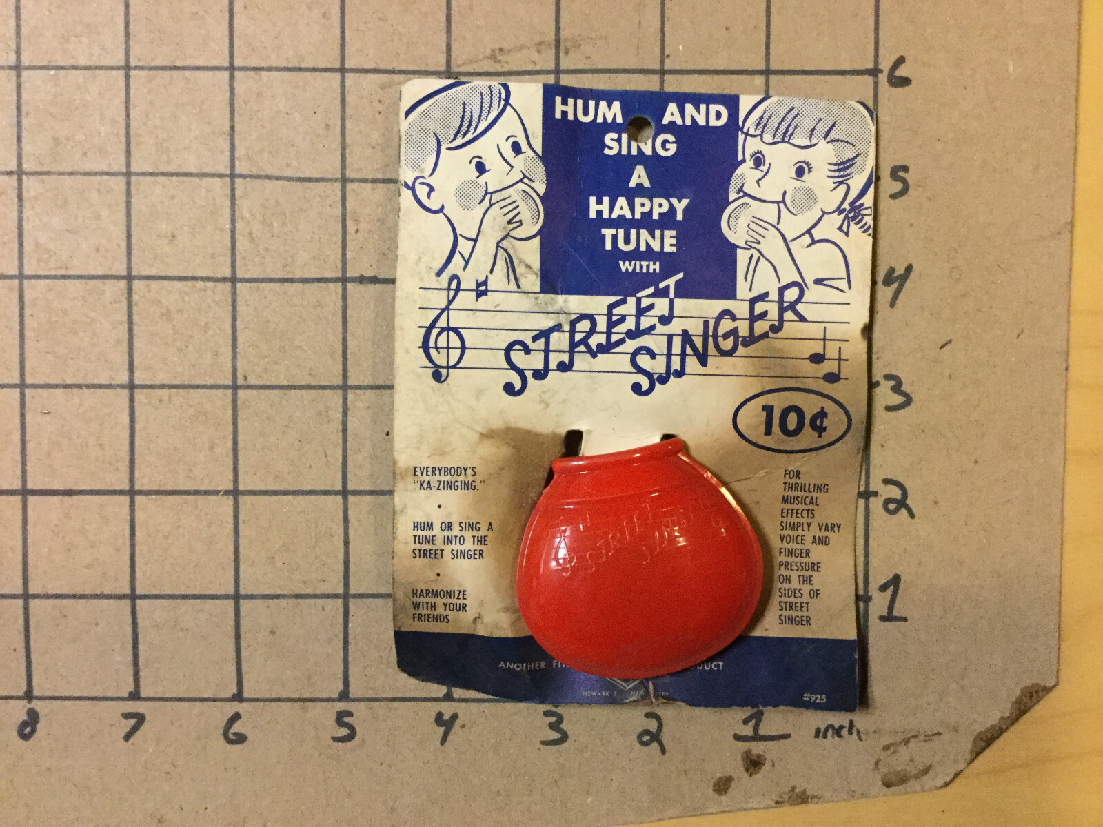 vintage Original UNUSED: hum & sing a happy tune w STREET SINGER on ...