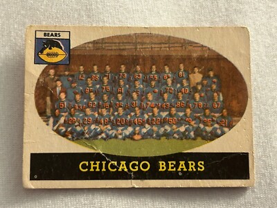 1958 Topps Football #29 Chicago Bears P498 | eBay