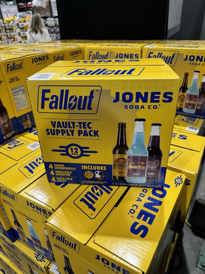Fallout x Jones Soda Co - Vault-Tec Supply Pack, 12 fl oz, 12-pack ...