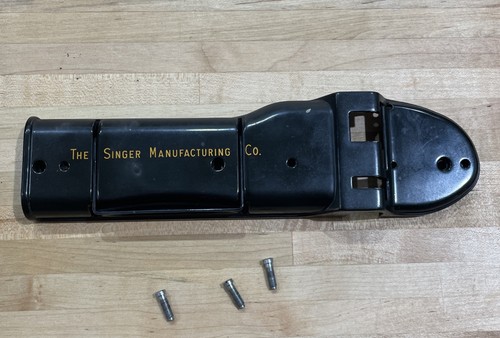 Singer Sewing Machine Replacement Part 319W Black Top Cover & Screws | eBay