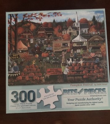 Pumpkin Festival By Debbie Wetzel 300pc Puzzle Nib | eBay