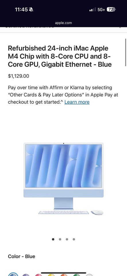 Apple iMac 2024 All-in-One Desktop Computer Brand new | eBay