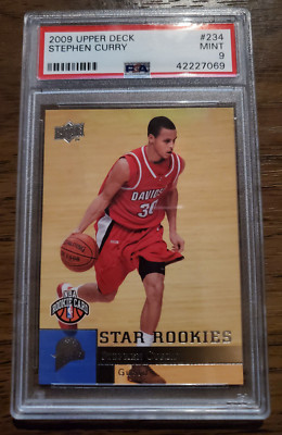 2009 Upper Deck Stephen Steph Curry Rookie Card RC #234 PSA 9 Mint | eBay