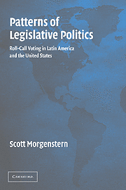 NEW BOOK Patterns of Legislative Politics - Roll-Call Voting in Latin ...
