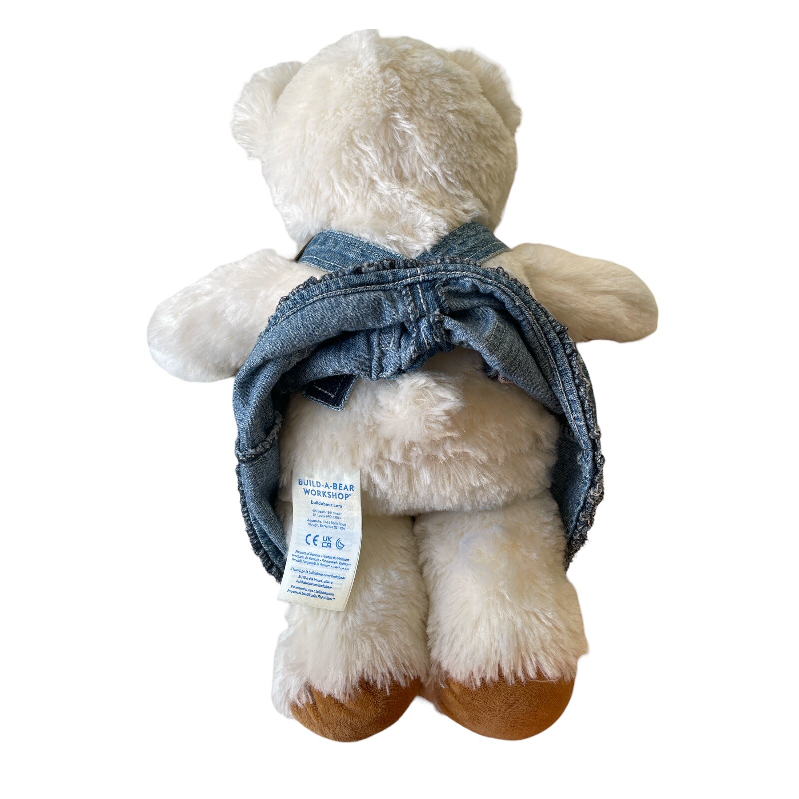 Build A Bear Lil Pudding Cub 15” Plush Stuffed Animal White With ...