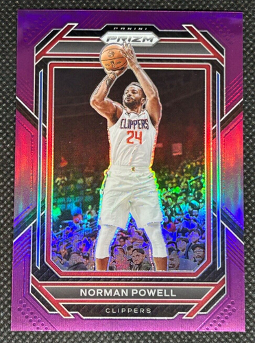 Norman Powell 2022-23 Panini Prizm Basketball Purple Prizm /99 Clippers ...