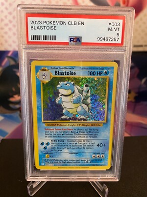 Blastoise Classic Collection CLB 003/034 Holo PSA 9 MINT Pokemon TCG | eBay