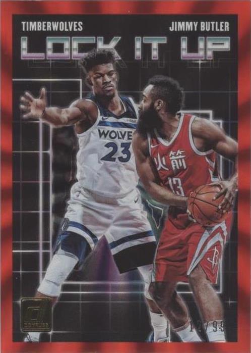2018-19 Panini Donruss - Lock It Up Jimmy Butler #1 Holo Red Laser /99 ...