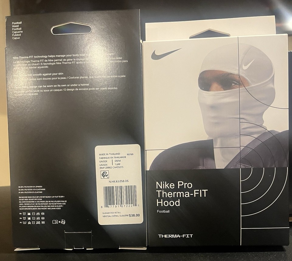 White Nike Ski Mask pro therma-fit hyperwarm hood (Sheisty Mask Same ...