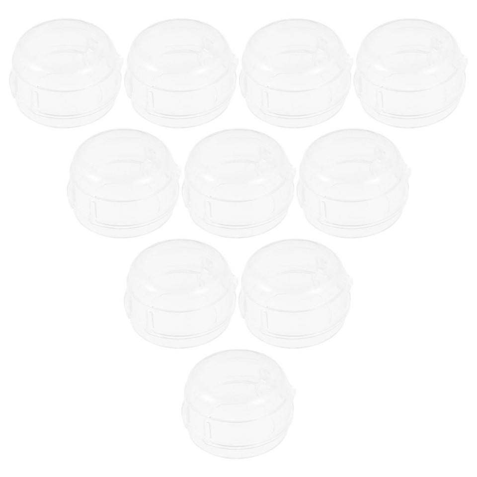 10 Pcs Stove Knobs Protecting Guard Small Covers Gas Guards Cooker ...