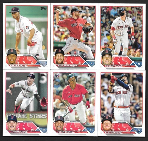 MLB Baseball - Boston Red Sox 15 Card Lot - Topps - Rookies Guaranteed ...