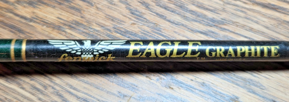 Vintage Fenwick Eagle Graphite Model E55C M Spin Cast Fishing Rod 1 ...