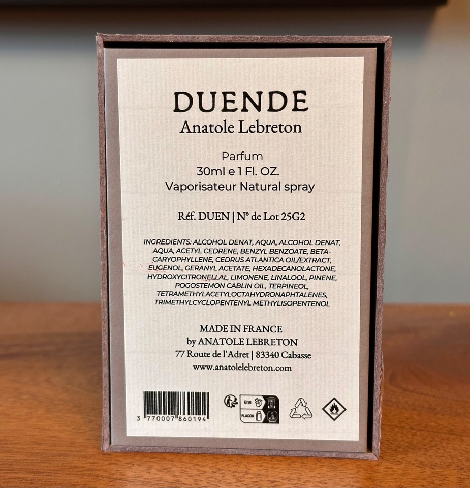Anatole Lebreton, DUENDE, 30 ml/1 fl. oz, New w/Box, Niche | eBay