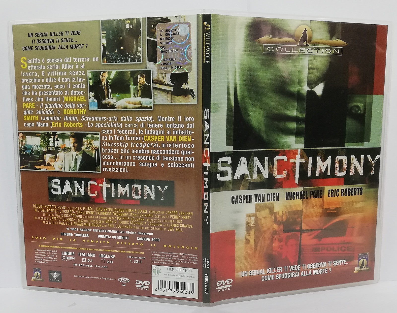 89115 DVD - SANCTIMONY - C, Van Dien, M. Pare, E. Roberts | eBay