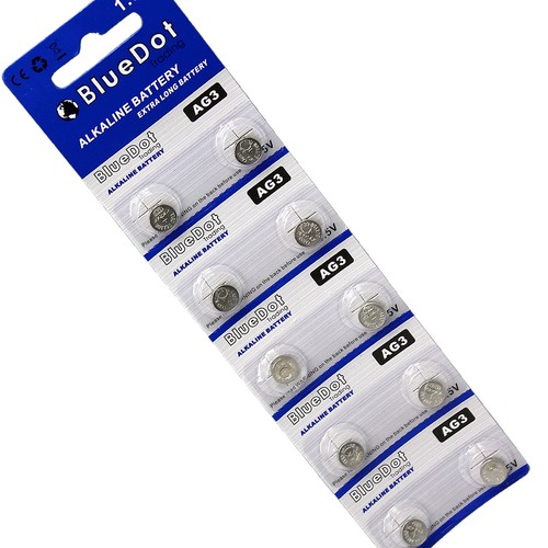 NEW (10X) AG3 LR41 392 V3GA V36A GP192 L736 G3 G3A Cell Button Battery ...