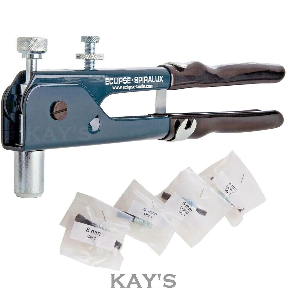 RIVNUT SETTING TOOL RIVET NUT THREADED INSERT NUTS 4mm 5mm 6mm 8mm ECLIPSE 2743 | eBay UK