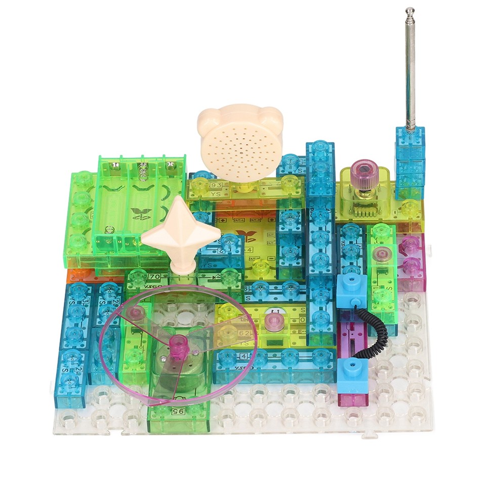 Circuit Building Kit Builder Block Electricity Experiment Toy Set For ...
