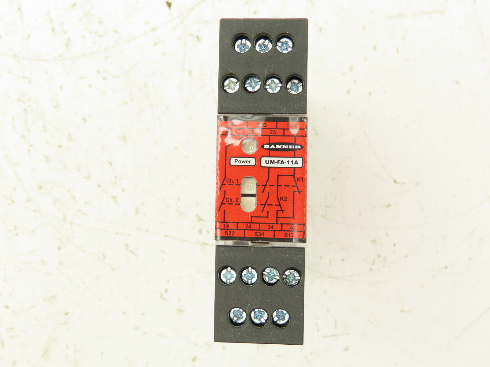 Banner UM-FA-11A Safety Relay Module For Safety Light Curtain 24V AC/DC ...