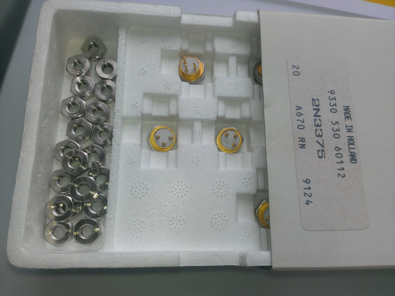 1 Stück Genuine Vintage Philips 2N3375 RF (HF) Power Transistor VHF/UHF ...