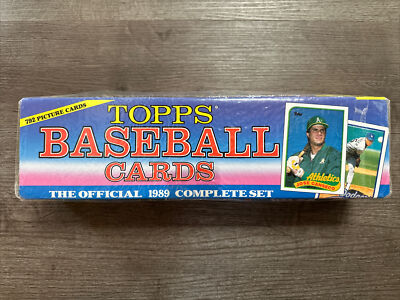 1989 Topps Baseball Complete Factory Set ⚾️ 792 Cards ~ Randy Johnson ...