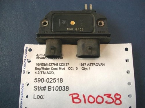 Engine ECM Electronic Spark Control 8-350 Fits 85-95 CHEVROLET 20 VAN ...