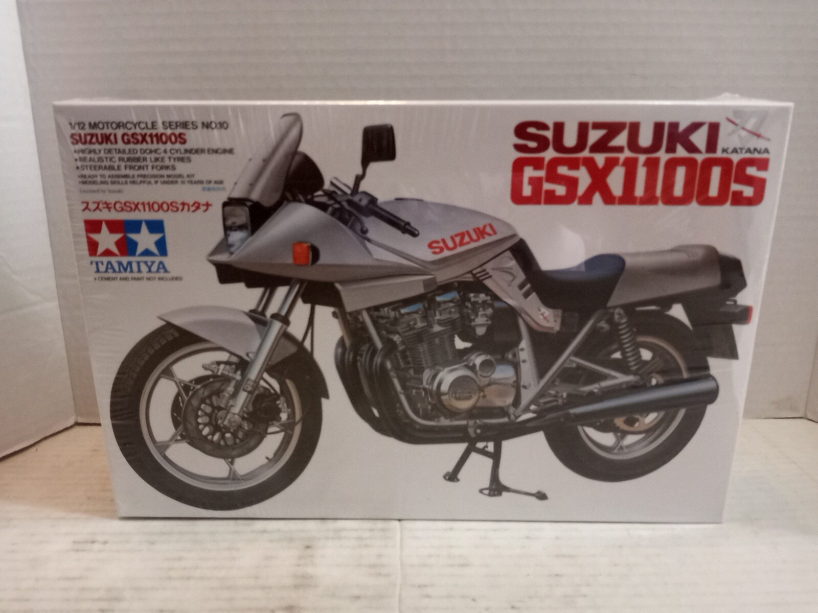 TAMIYA 14010 SUZUKI GSX1100S KATANA MOTORCYCLE MODEL KIT-NIB-1/12 SCALE ...