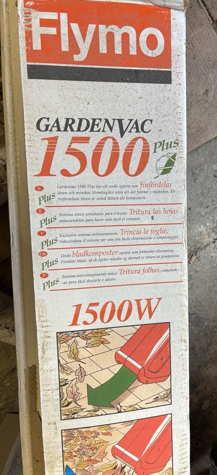 Flymo 1500 Plus - Leaf Vacuum and Blower - Brand New | eBay UK