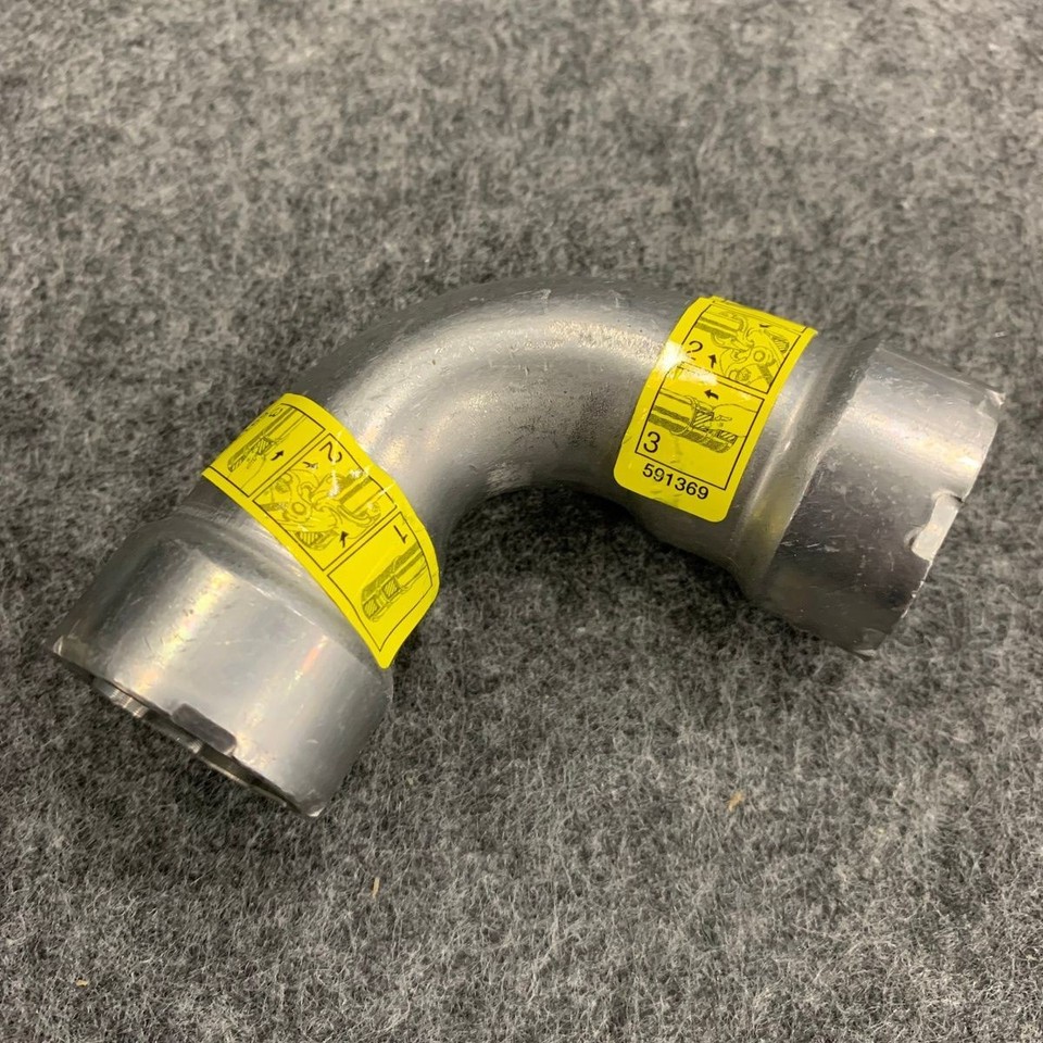 VIEGA MegaPressG 1/2" x 1/2" 90 Degree Elbow, Carbon Steel 25201 Pack ...