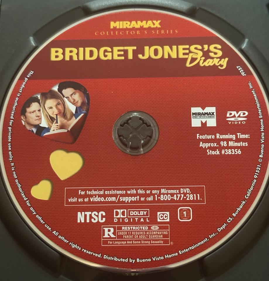 Bridget Jones's Diary, Jerry Maguire, The Bachelor. DVDS & Cases all included. | eBay