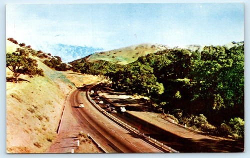 HIGHWAY 99, CA California ~ Scene on GRAPEVINE HIGHWAY c1950s Postcard ...