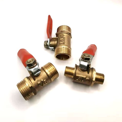 Air Compressor Ball Valve Switch Pipe Fittings Pipe Male to Male Thread ...