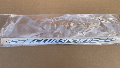 HSV VT SERIES 1 ' CLUBSPORT ' R8 LETTERING DECAL BOOT LID BADGE GENUINE ...