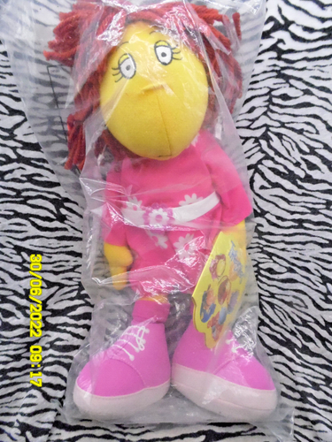 CF HASBRO BBC VINTAGE 1998 POUPEE TWEENIES FIZZ JAUNE ROSE 38CM 100% ...
