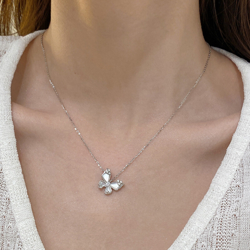 Butterfly Necklace Women Butterfly Pendant Chain In India At Missy ...