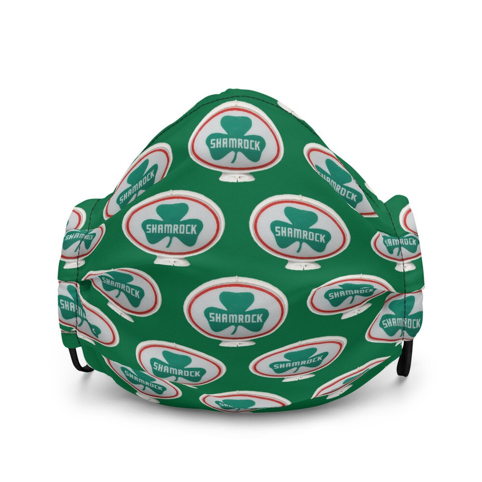Shamrock Gasoline Pump Globe Premium face mask | eBay