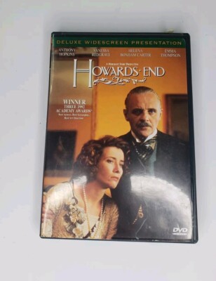 Howard's End DVD w/ Insert Anthony Hopkins, Vanessa Redgrave Emma ...