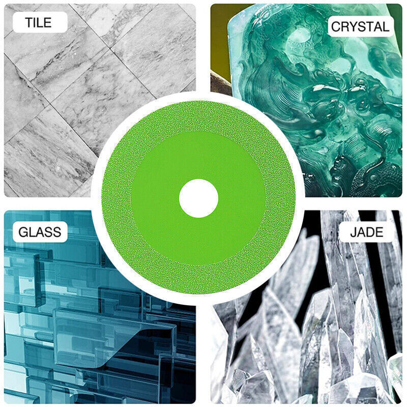 Glass Cutting Disc for Angle Grinder Green Thin Saw Blade Wheel Glass ...