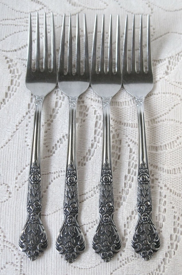 Vintage VERSAILLES Stainless Steel Flatware Merchandise Service 12 ...