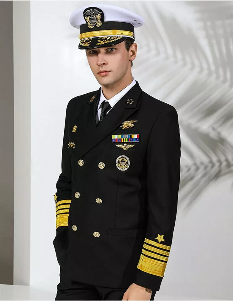 Navy Uniforms For Men Customized Design Navy Blue Security Uniforms