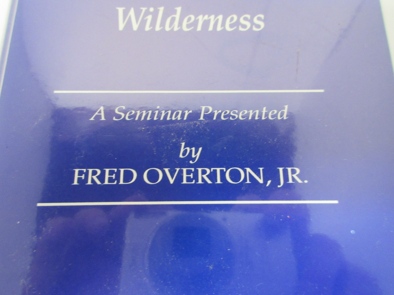 Excellent Working Audio Book the tablenacle in the wilderness Fred ...