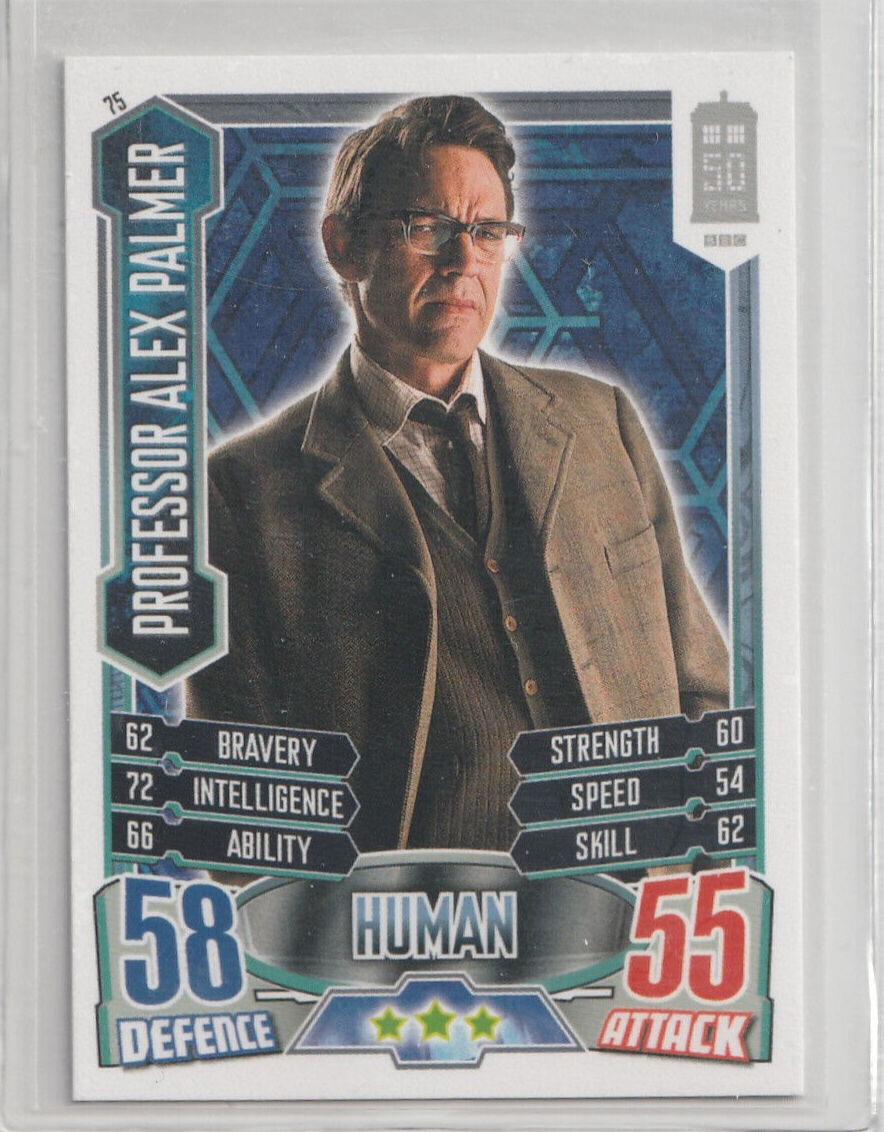 2012 Topps Doctor Who Alien Attax 50th Professor Alex Palmer #75 | eBay
