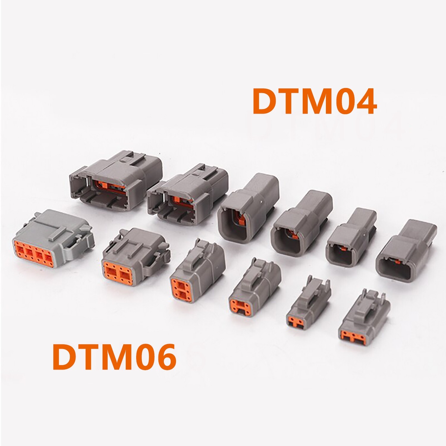 208pcs Genuine DEUTSCH DT Connector Plug Kit, 14-20 AWG Stamped ...