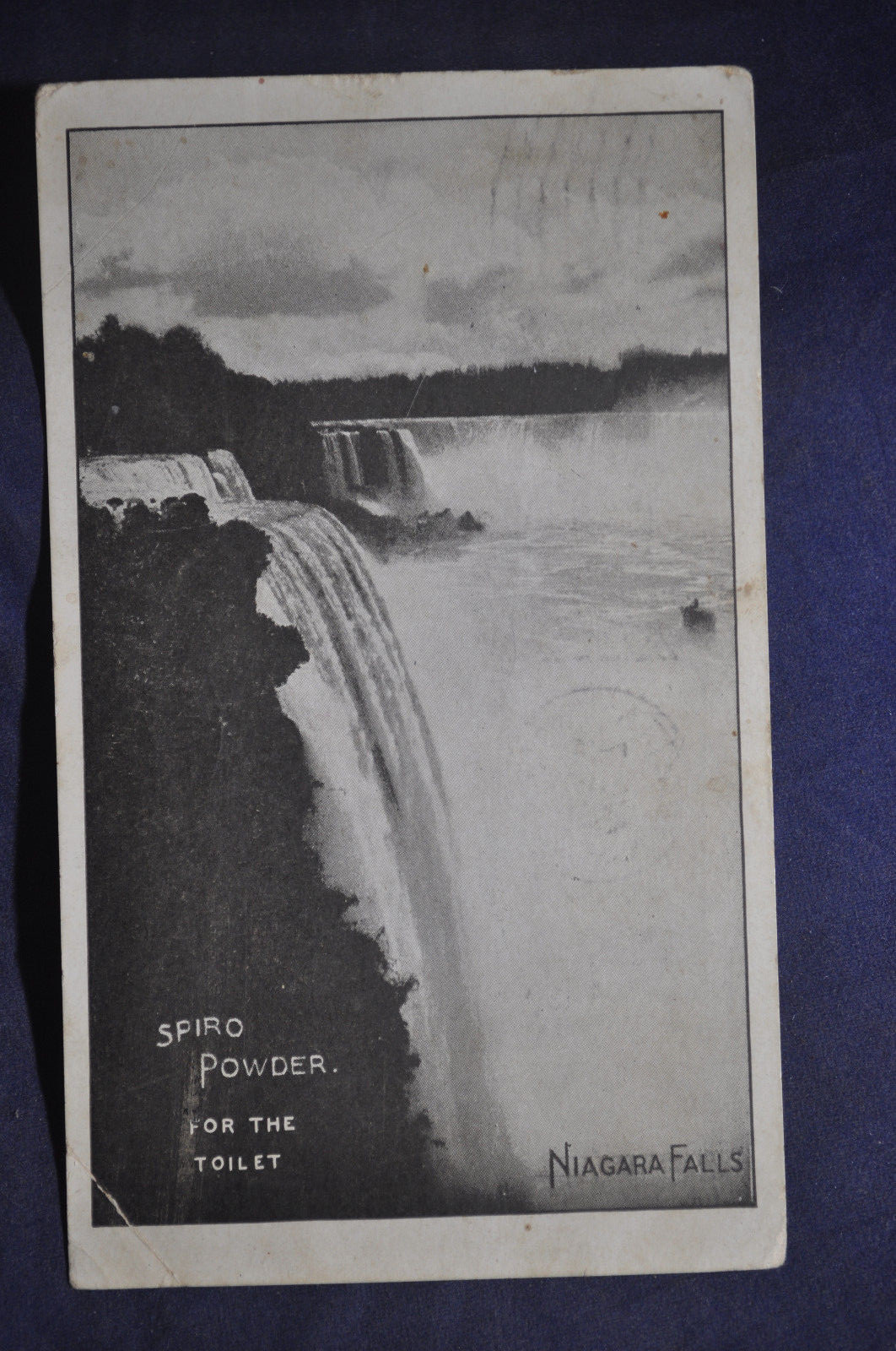 1908 Spiro Powder For the Toilet - Niagara Falls Postcard | eBay