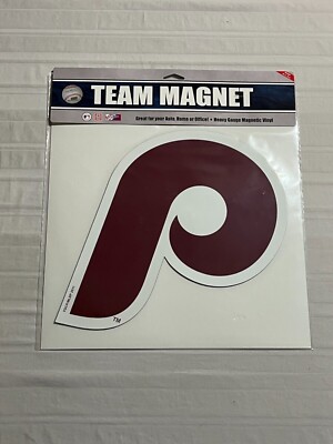 Philadelphia Phillies Throwback MLB Car Magnet 12" Fremont Die | eBay