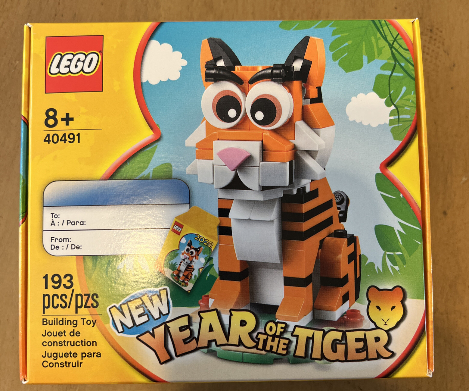 LEGO 40491 Year of the Tiger Chinese Lunar Year Building Toy 193 Count ...