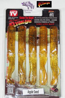 6'' Alex Langer's Flying Lure Pack. 5 lures. Apple Seed | eBay
