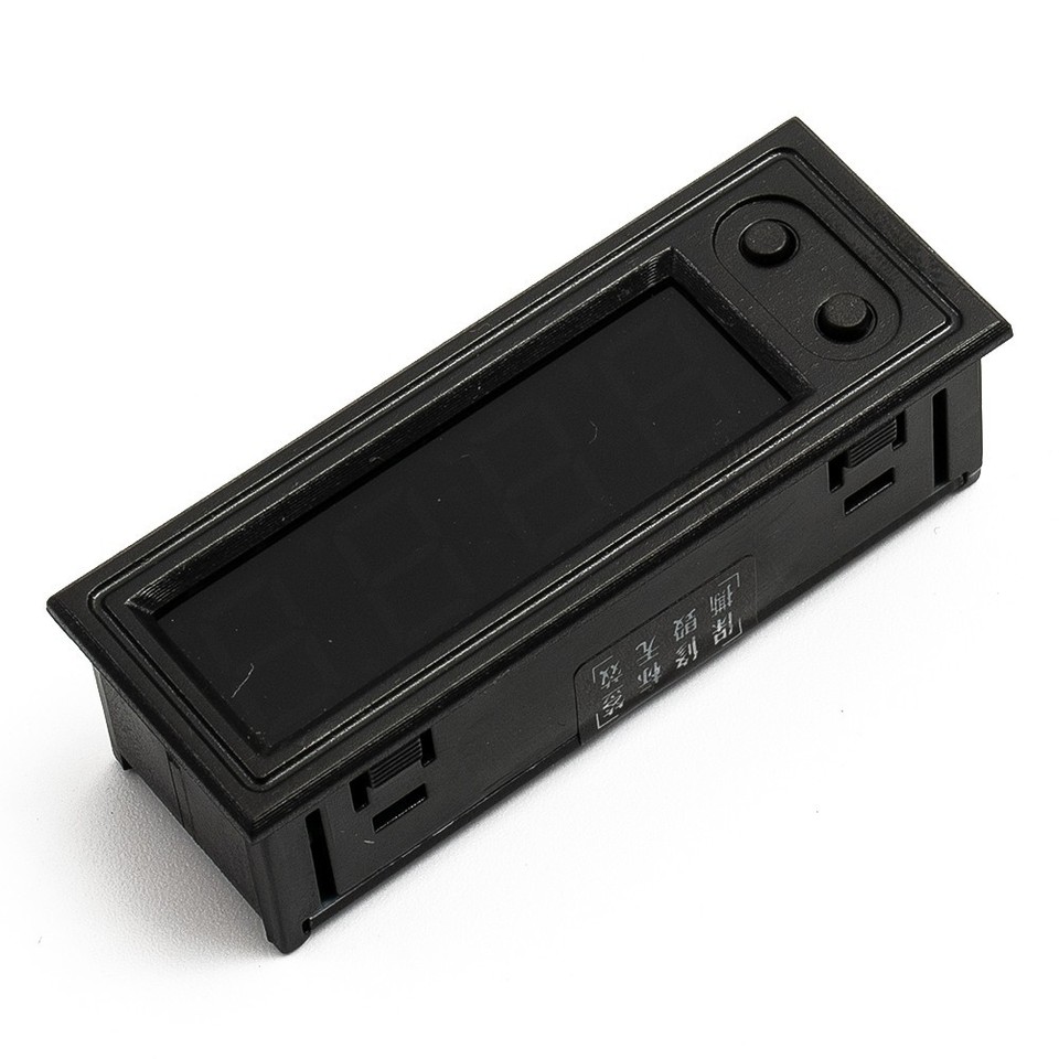 12V 3in1 Vehicle Car Kit Thermometer + Voltmeter + Clock LED Digital ...