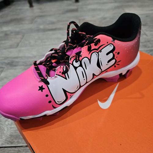 Girl's Cleats Nike Hyperdiamond 4 Keystone GG Softball Cleat Size 6 Y ...