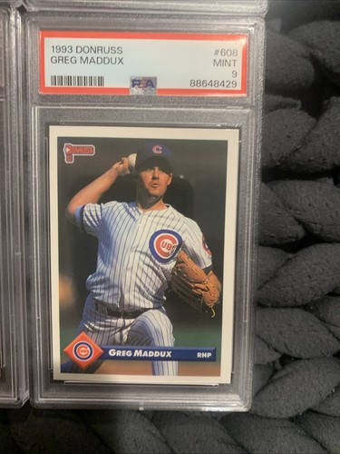 Greg Maddux Mixed PSA Lot of 6 Different Chicago Cubs Baseball Cards ...